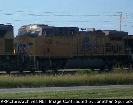 UP 6421, conductor's side